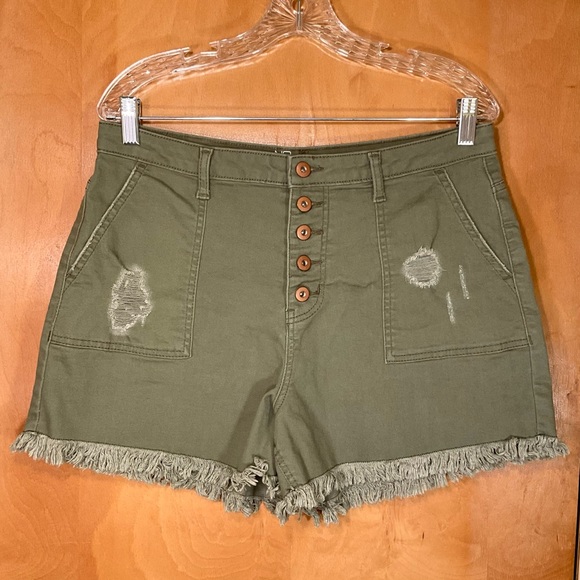 No Boundaries | Shorts | No Boundaries Green High Rise Shorts | Poshmark